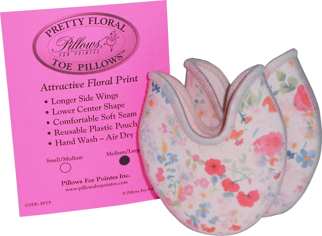 Pretty Floral Toe Pillows – Footlights Dance & Theatre Boutique